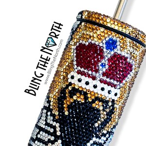 QUEEN BEE Rhinestone Pattern Template | SS16 4mm | 20oz Skinny Straight ...