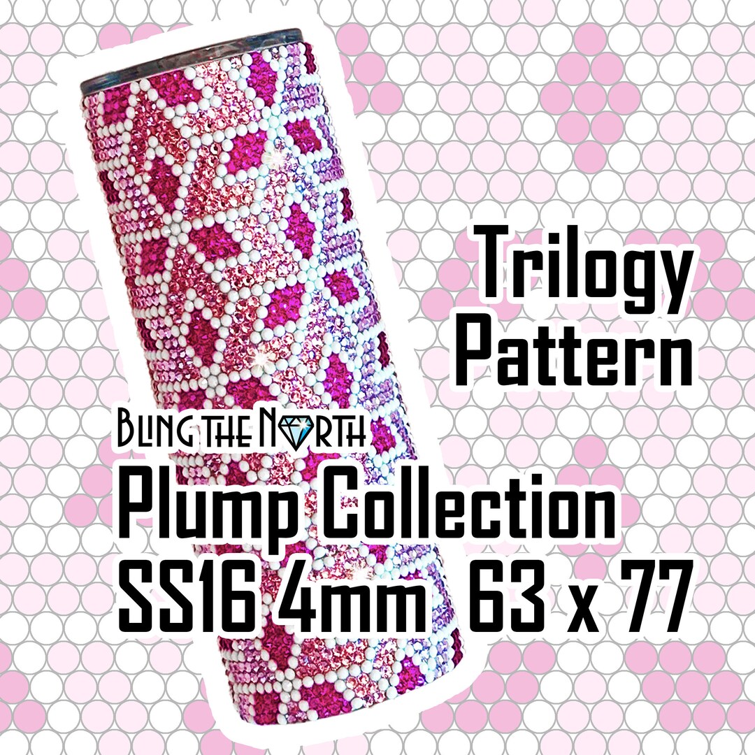 TRILOGY Rhinestone Pattern Template SS16 4mm 16oz 24oz or - Etsy