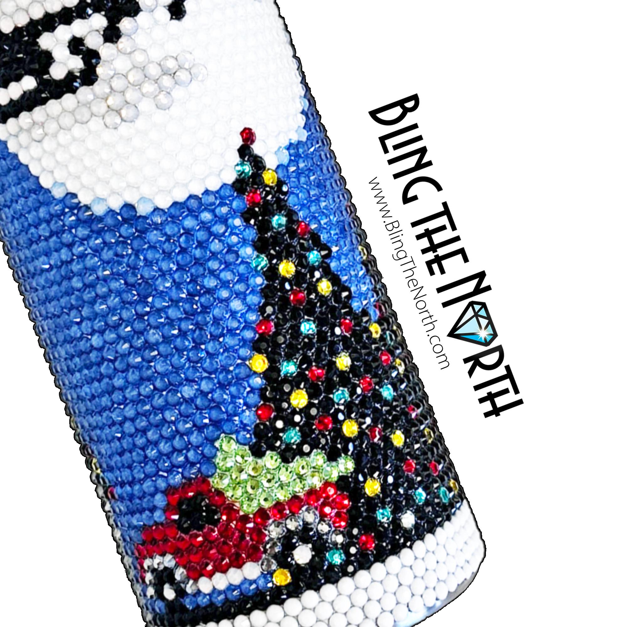 CHRISTMAS EVE Rhinestone Pattern Template | SS16 4mm | 20oz Skinny ...