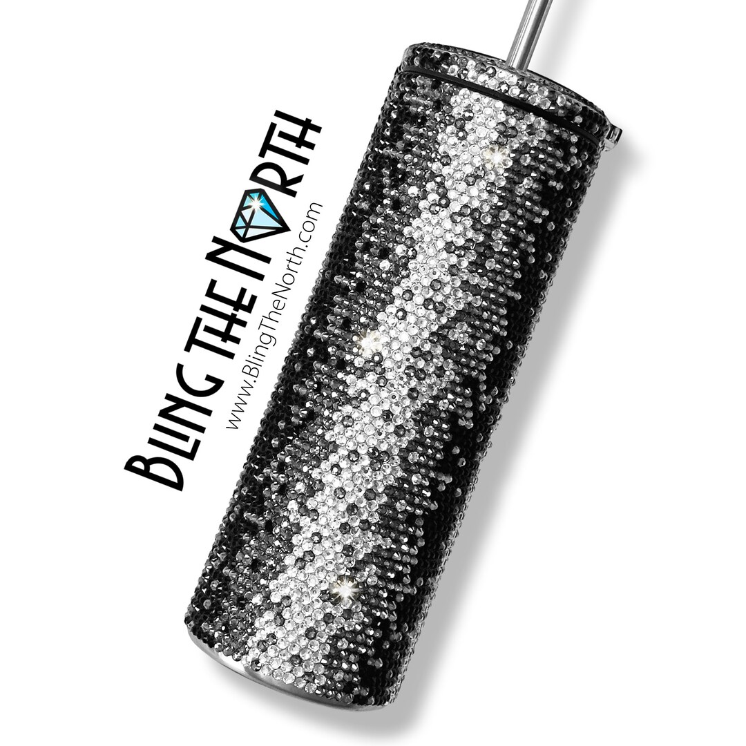 VERTICAL OMBRE Rhinestone Tumbler | 20oz Slurp Straight | Bling the ...