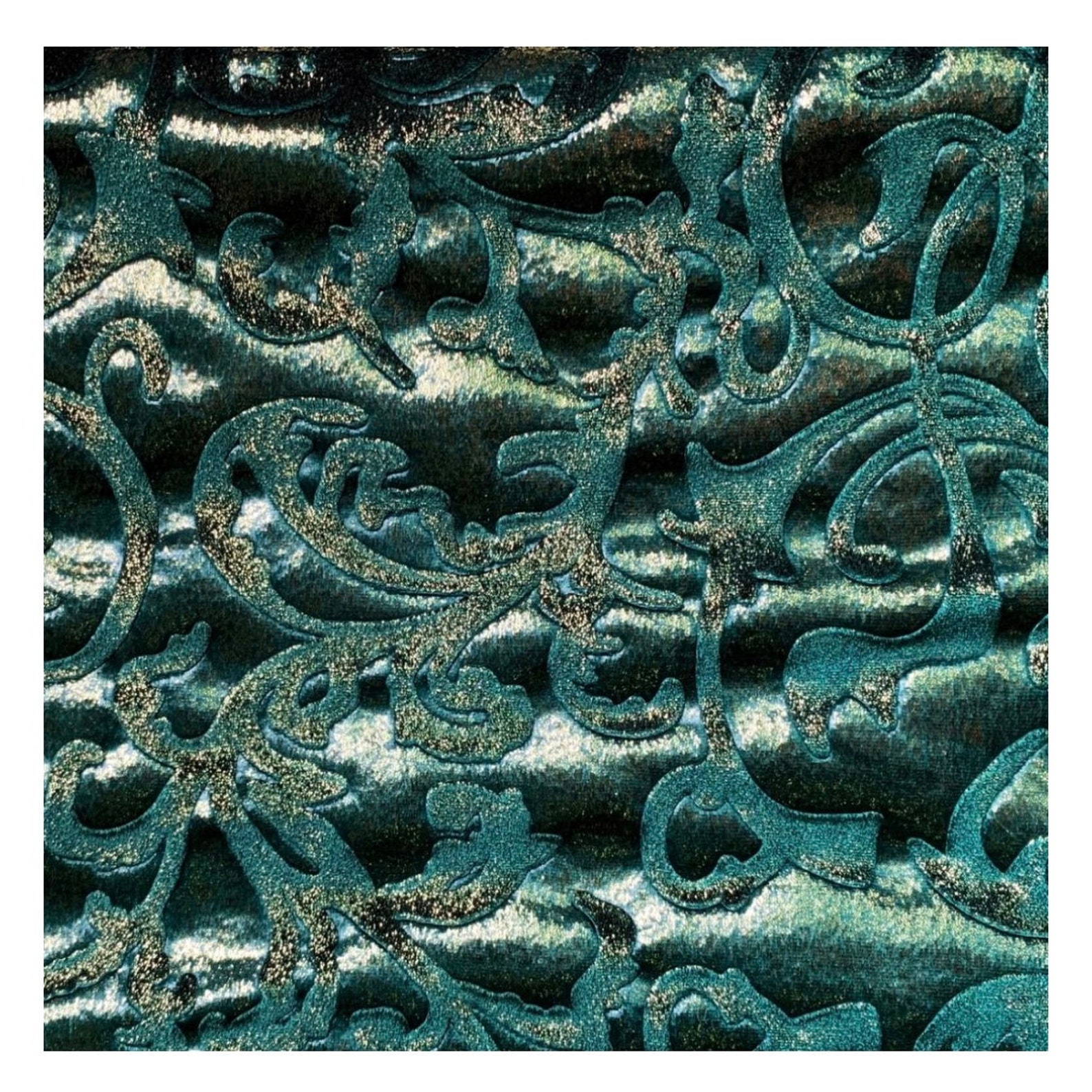 Princess Velvet Embossed Fabric Embossed Velvet Fabric by | Etsy