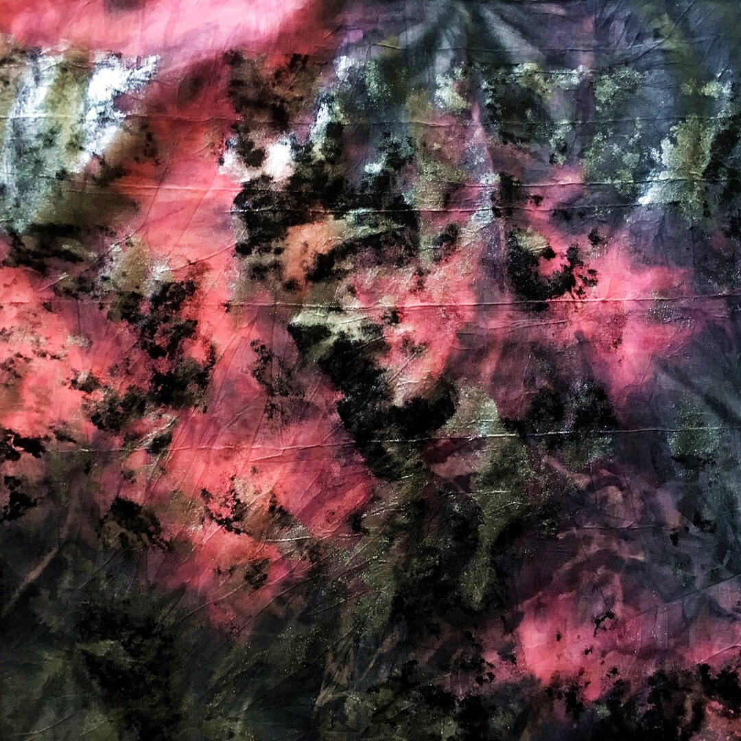 Vintage - Distressed Foil Stretch Fabric - Fabric by the Yard - Etsy