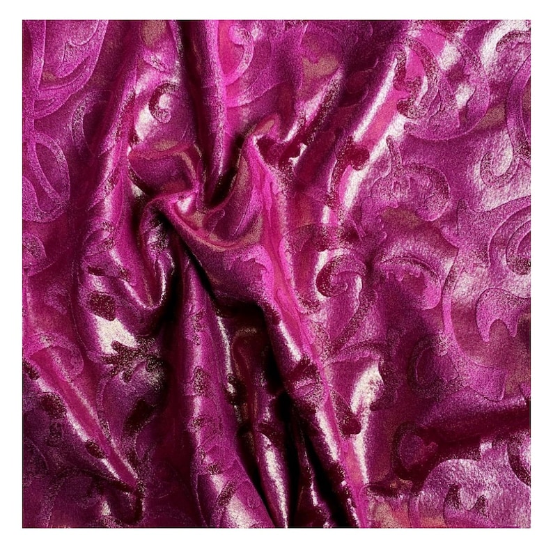 Princess Velvet Embossed Fabric - Embossed Velvet Fabric by the Yard ...