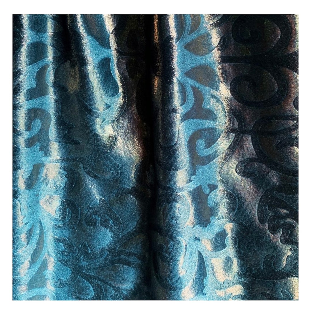 Princess Velvet Embossed Fabric - Embossed Velvet Fabric by the Yard ...