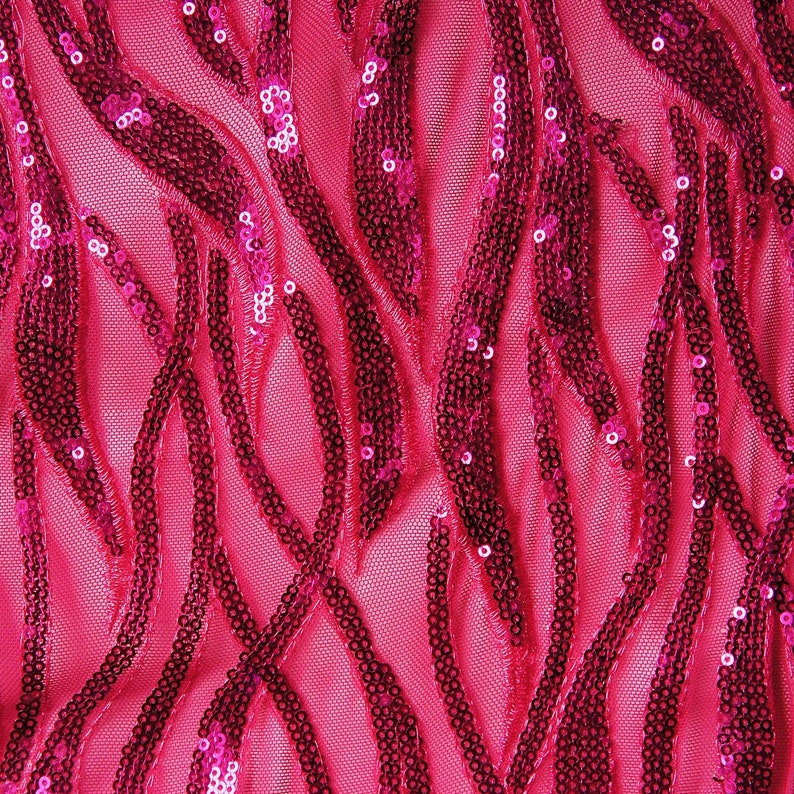 Admire Sequin Mesh Fabric Multiple Colors Fabric by the | Etsy