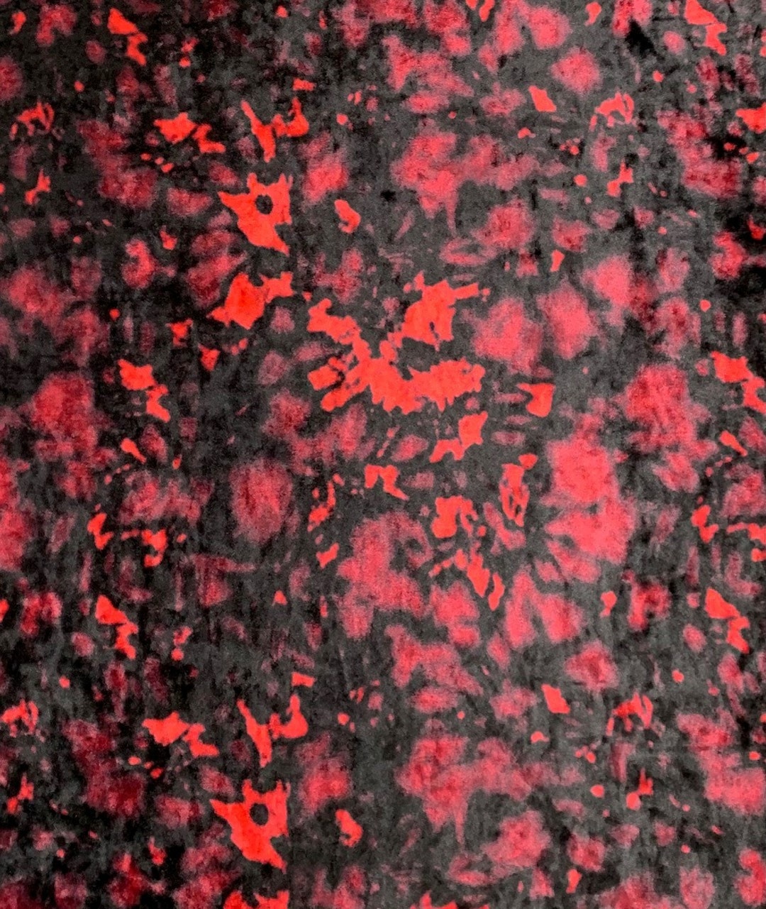 Molten Crushed Velvet - Printed Velvet - Fabric by the Yard - Etsy