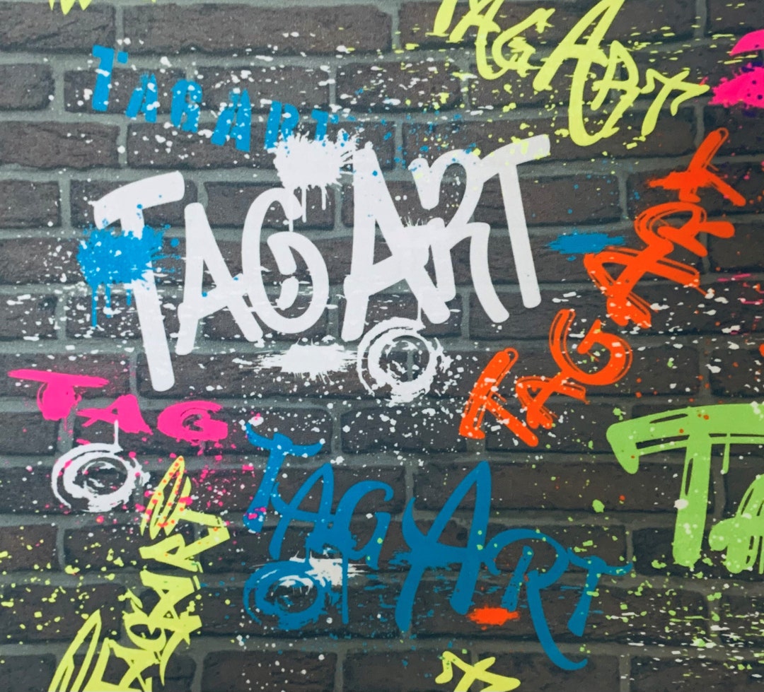 Digital Print Tag Art Fabrics - Printed in the USA - Fabric by the Yard ...