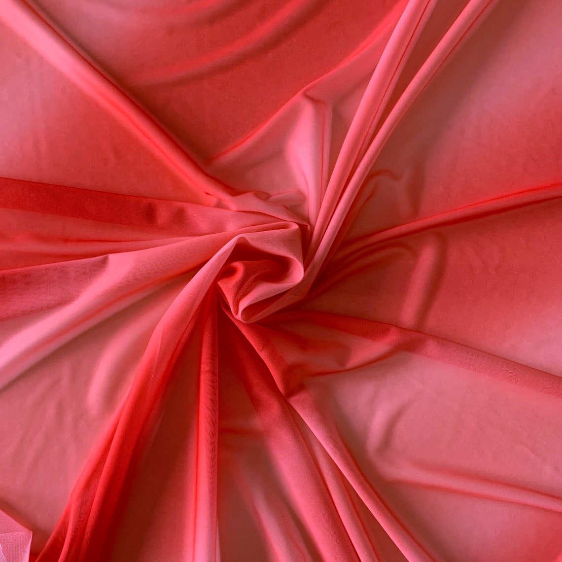 Ombre Mesh Fabric by the Yard - Ombre Fabric - Stretch Mesh Fabric ...
