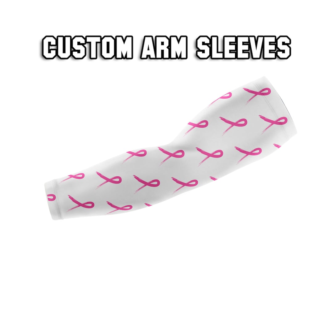 Breast Cancer Arm Sleeve, Custom Arm Sleeve, Personalized Arm Sleeve ...