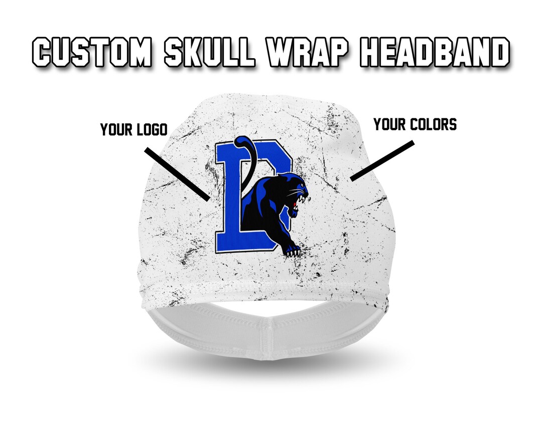 Custom Headband, Custom Skull Wrap, Personalized Headband, One Size ...