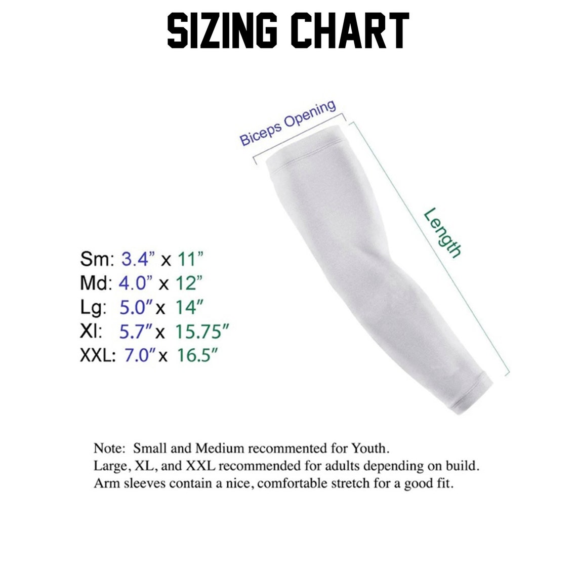 Custom Arm Sleeve Personalized Arm Sleeve Compression Arm - Etsy