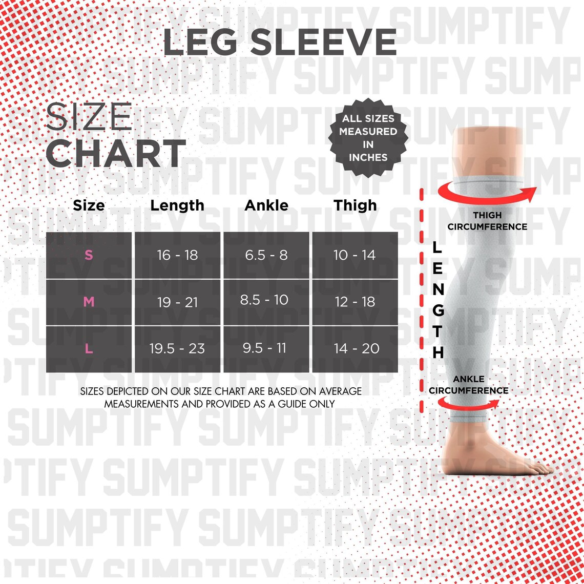 Custom Anime Leg Sleeve (youth and Adult Sizes Available) - Etsy