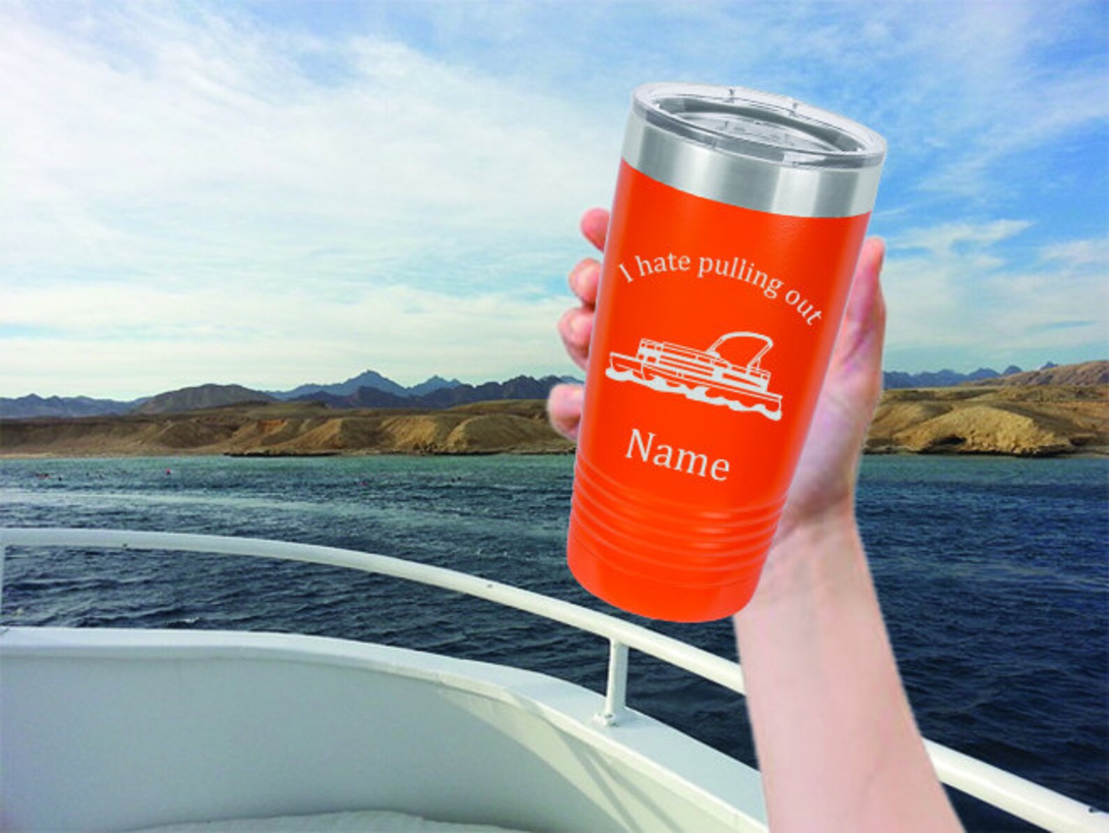 Pontoon, I Hate Pulling Out Tumbler, Pontoon Boat, Pontoon Gifts ...