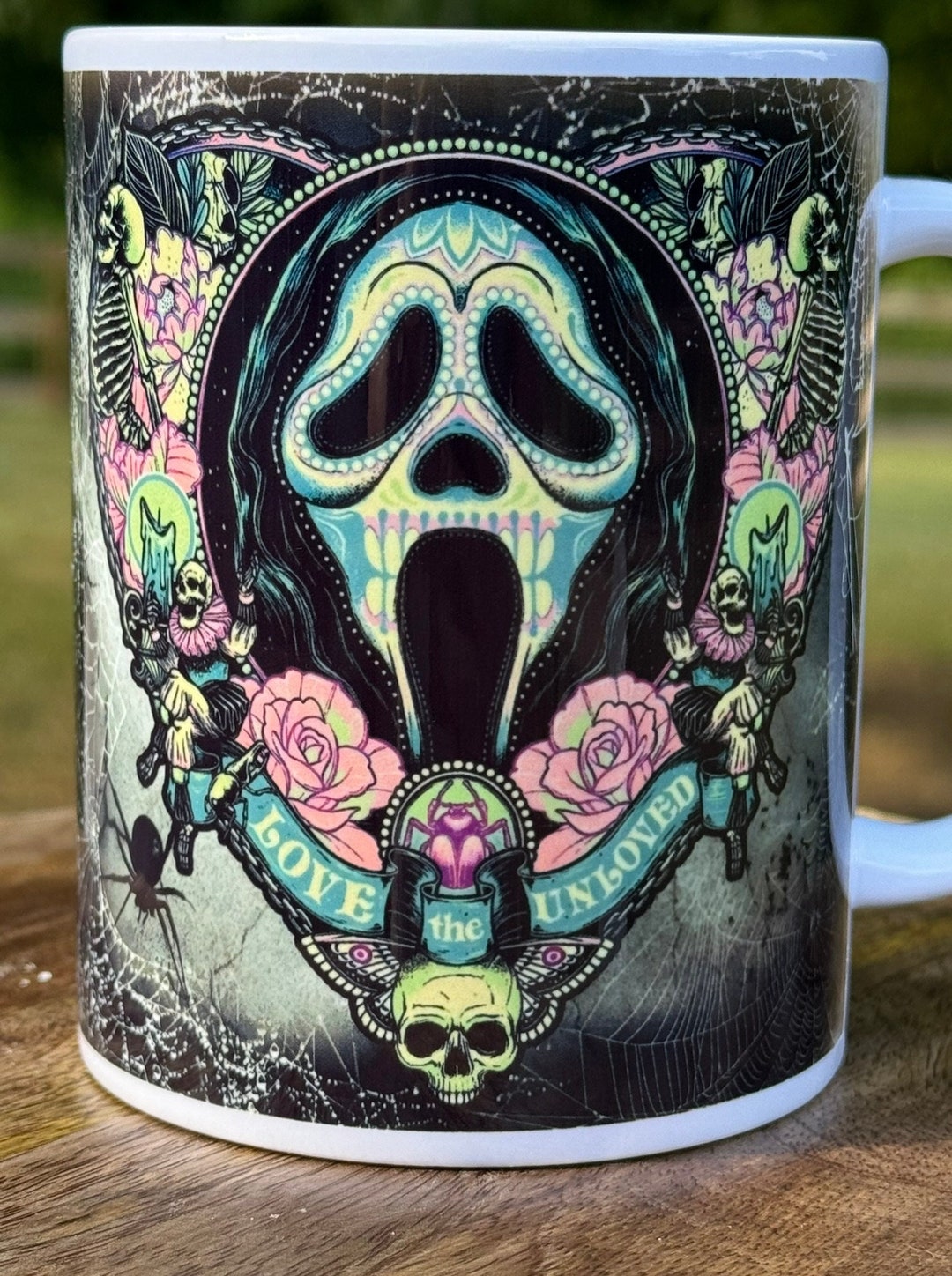 15 Oz Ceramic Scream/love the Unloved Coffee Mug - Etsy