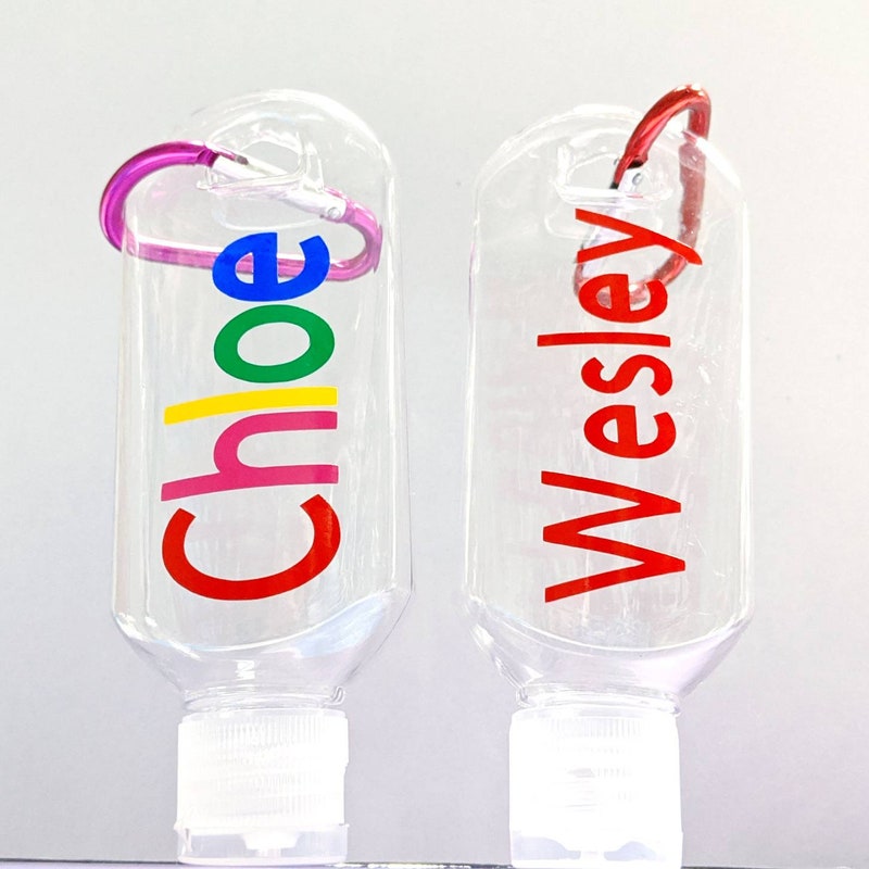 Custom Hand Sanitizer Keychain - Etsy