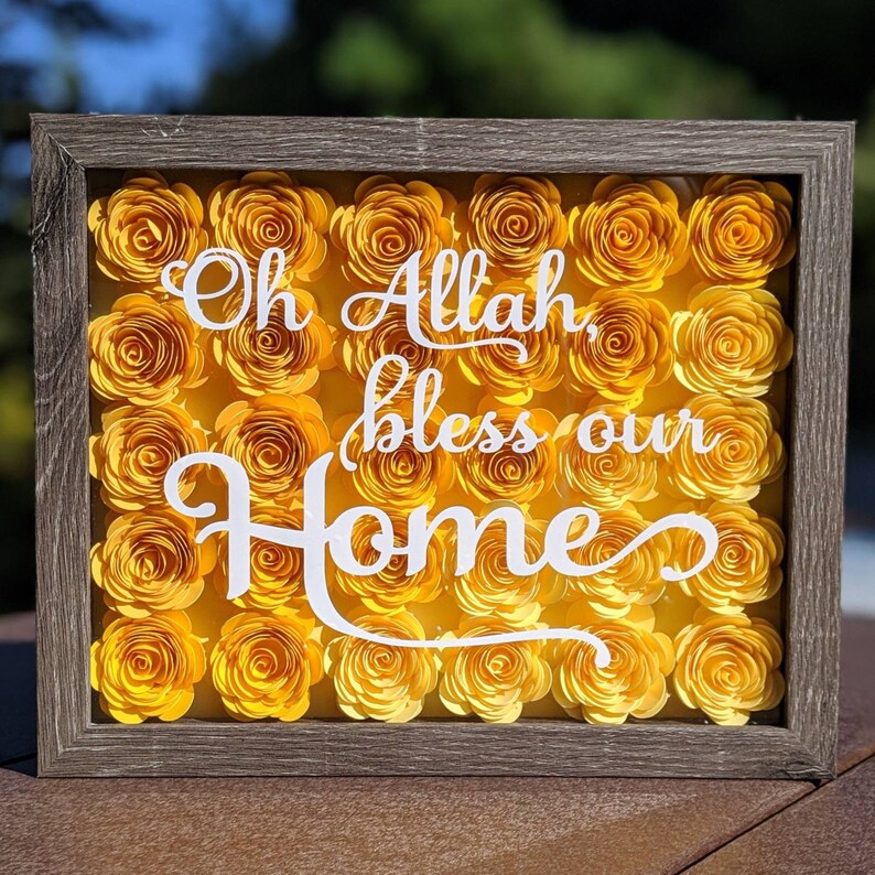 Islamic House Warming Gift With Arabic Calligraphy Bless Our - Etsy UK
