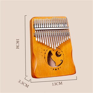 17 Keys Cute Cat Thumb Piano, Kalimba Thumb Piano, Portable Thumb Piano ...
