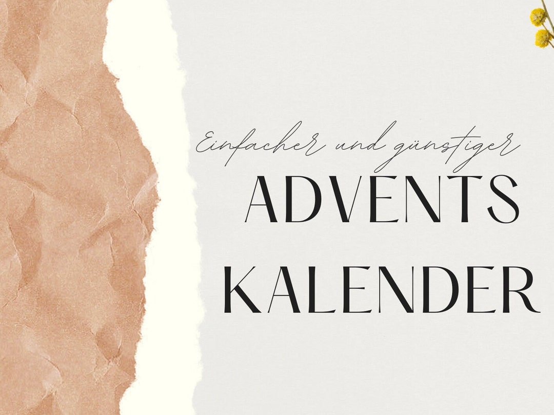 Advent Calendar Inspiration for Digital Download, Advent Calendar to ...