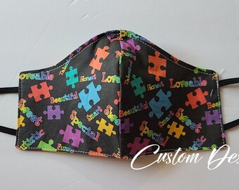 Autism Face Mask | Etsy