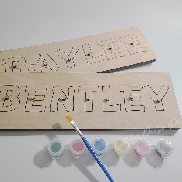 Custom Name Painting - Etsy