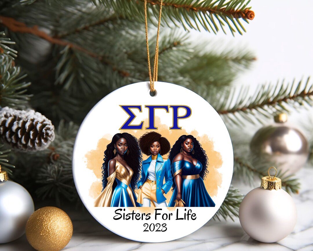 2023 Sigma Gamma Rho Christmas Ornament, Personalized Ornament, Dated ...