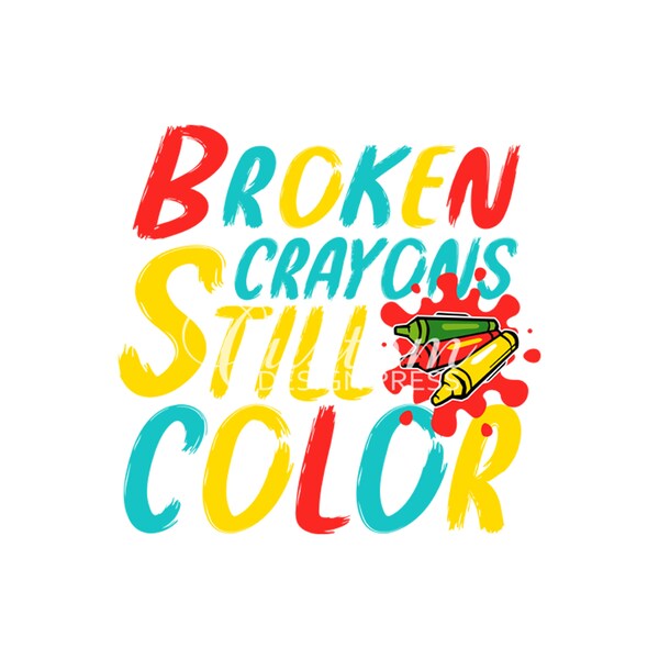 Broken Crayons Still Color Print - Etsy