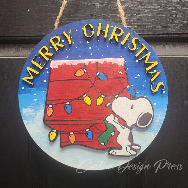 Snoopy Christmas - Etsy