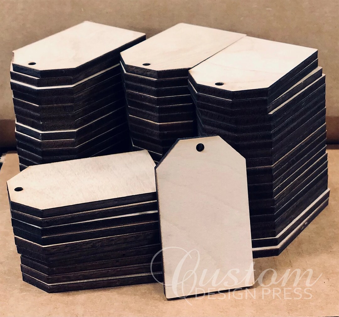 Unfinished Wooden Price Tag Product Tag Silhouette - Etsy