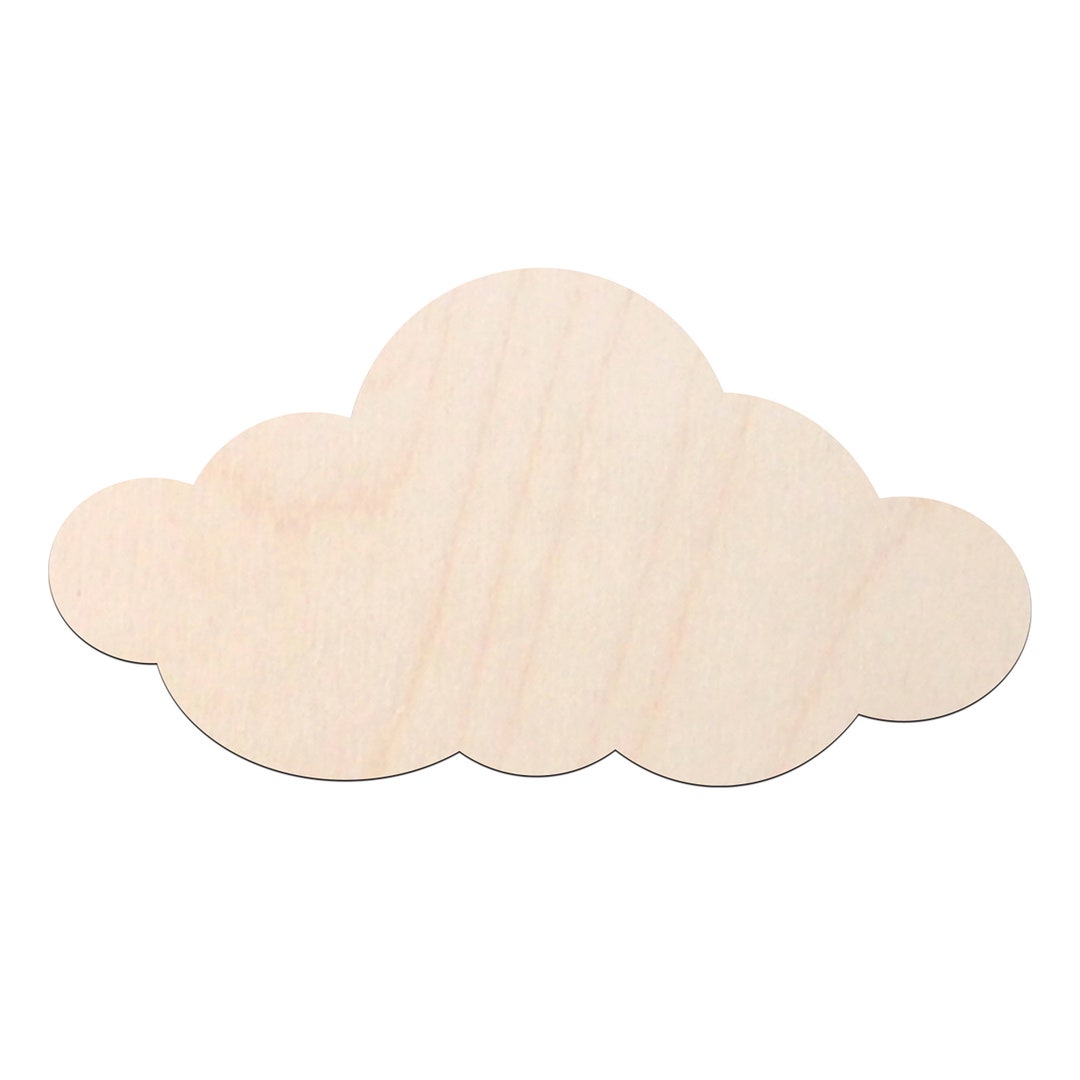 Unfinished Wooden Cloud Shape Craft - Etsy