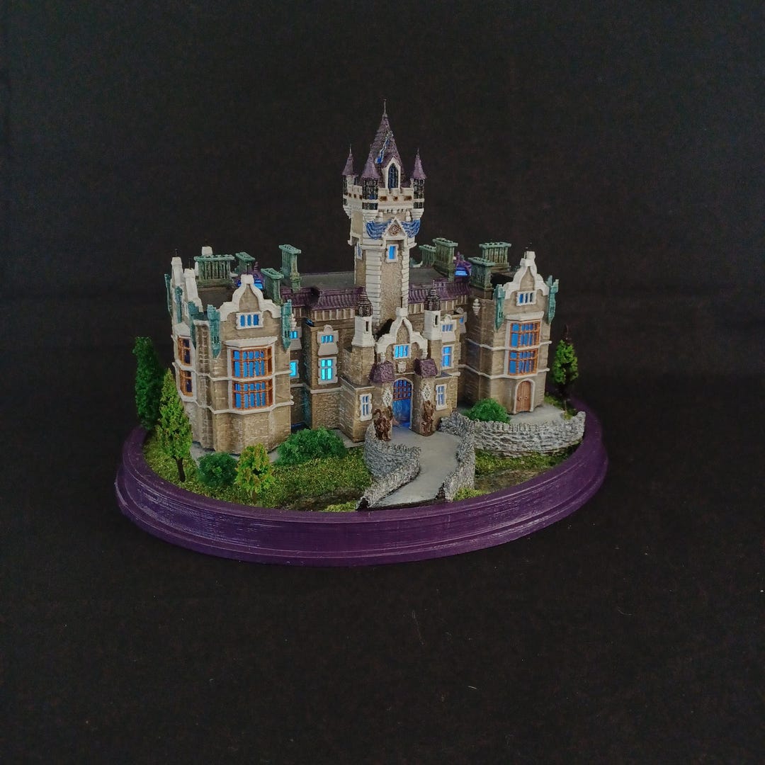 The "château of Mini Goths" Miniature Model. ART CREATION . Please ...