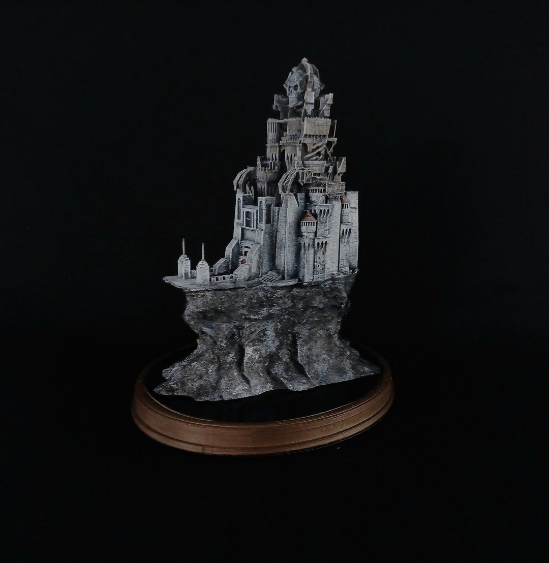 The "vile Skeletal Castle". Mini Model of the Classic Horror Castle ...