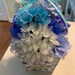 Blue Hydrangea, Blue -purple Flower Arrangement,gift Box Flowers - Etsy