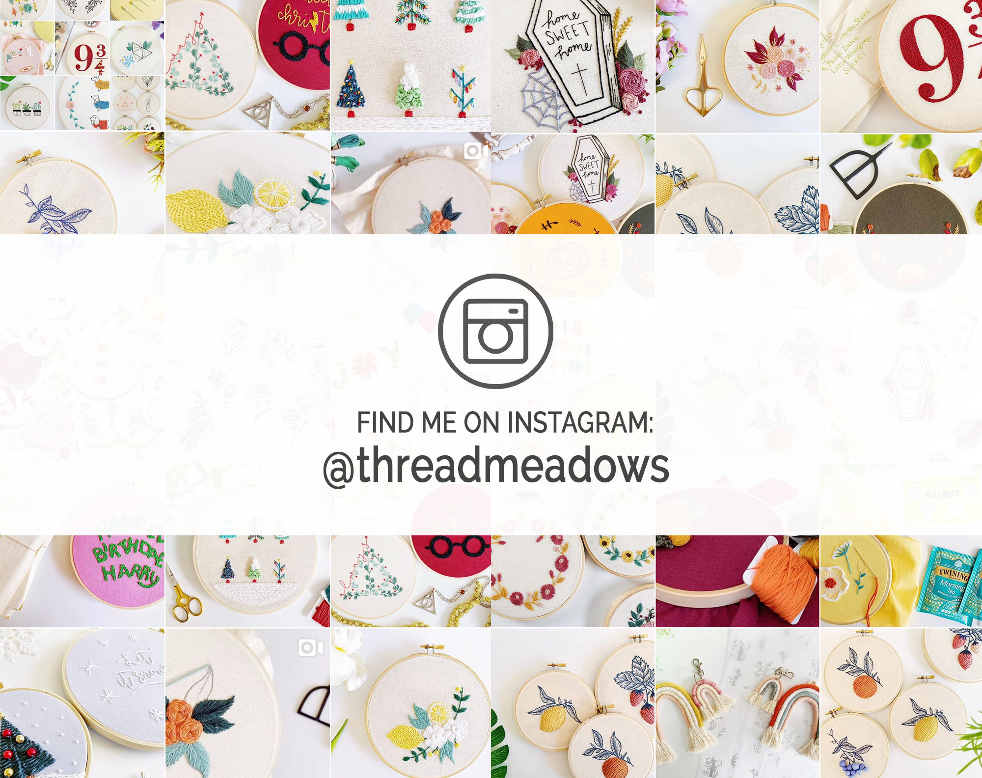 PDF EMBROIDERY PATTERN ⨯ Christmas Magpie | Australian Bird Animal ...