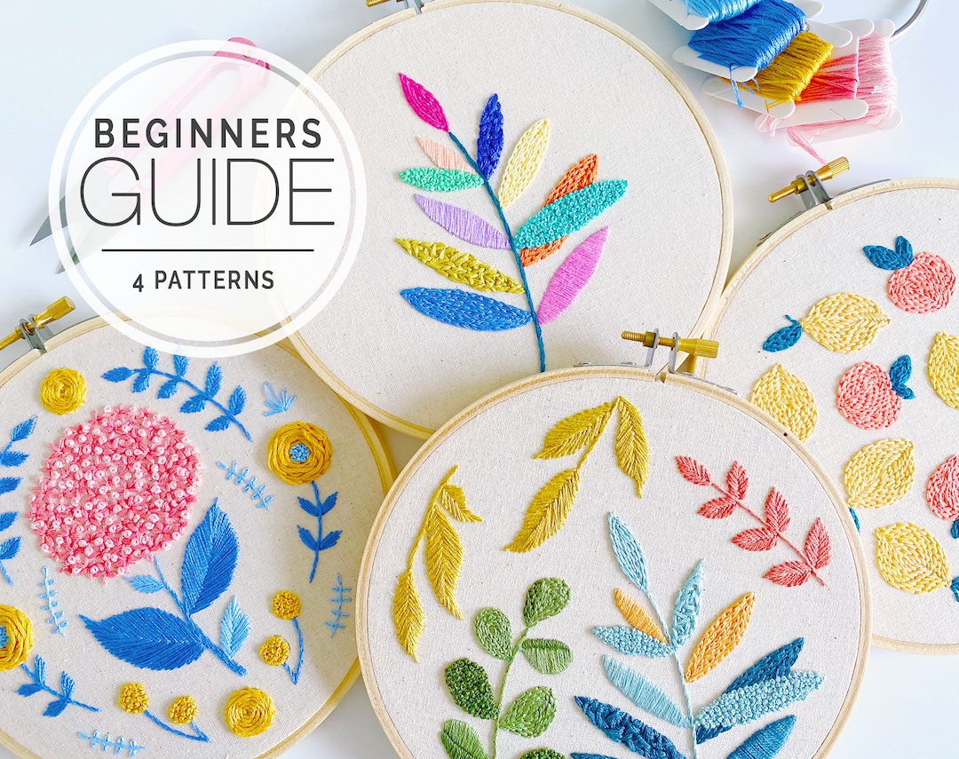 PDF DIGITAL GUIDE Introducing Embroidery Easy Beginner Hand Embroidery ...