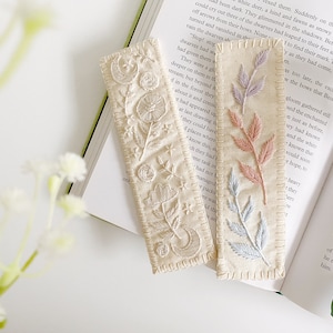 PDF EMBROIDERY PATTERN ⨯ Bookmarks | Handmade Floral Embroidered ...
