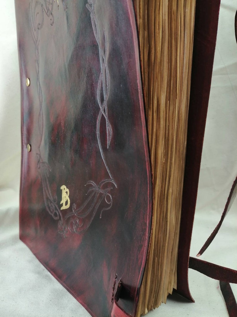 Book of Red Book Bilbo Bolson / Book Lord of the Rings / | Etsy