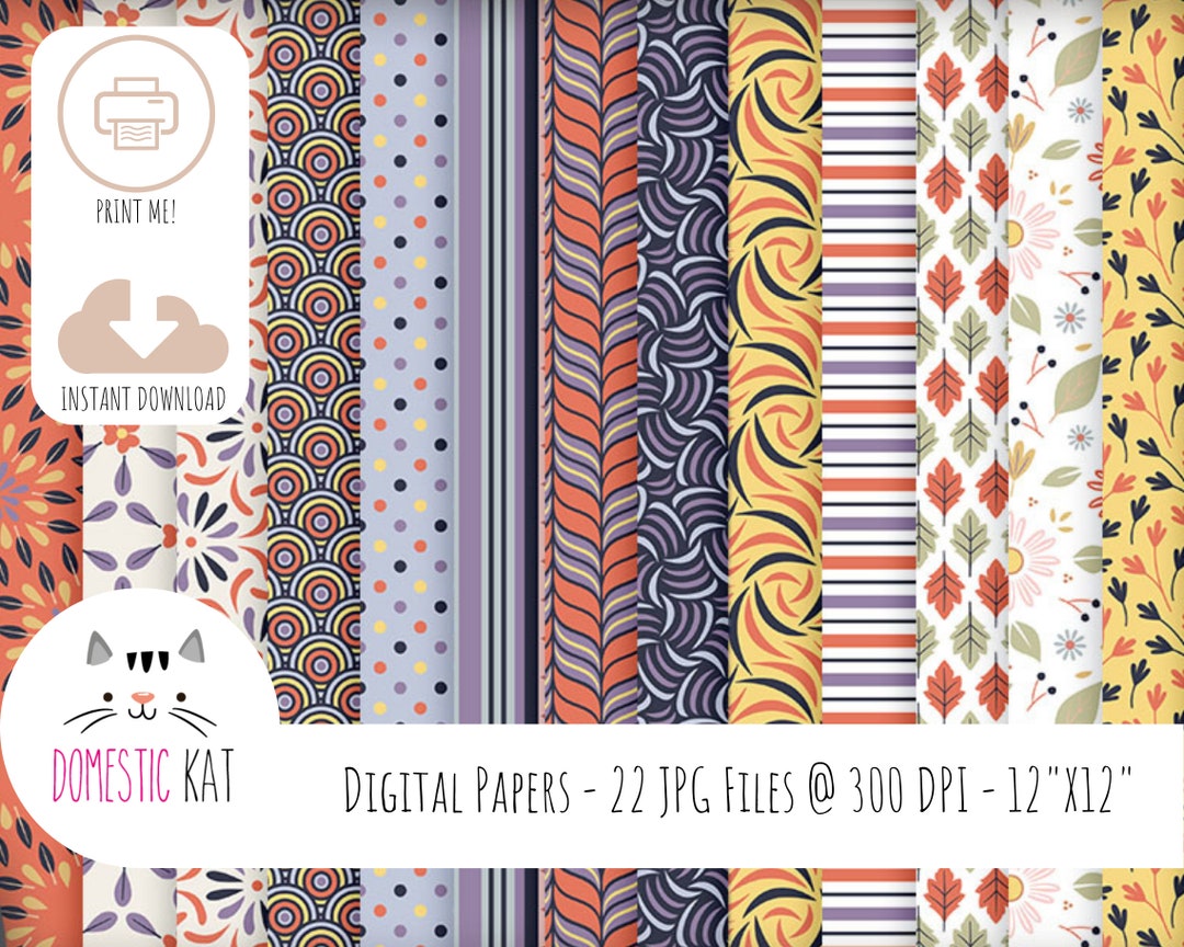 Digital Paper, Printable Paper, Goodnotes Paper|| Purple Paper, Green ...