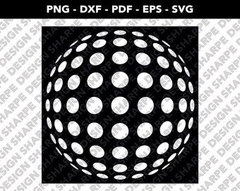 Geometric Sun Vector png Dxf Pdf Eps Svg Jpg CNC Laser Cut Cricut ...