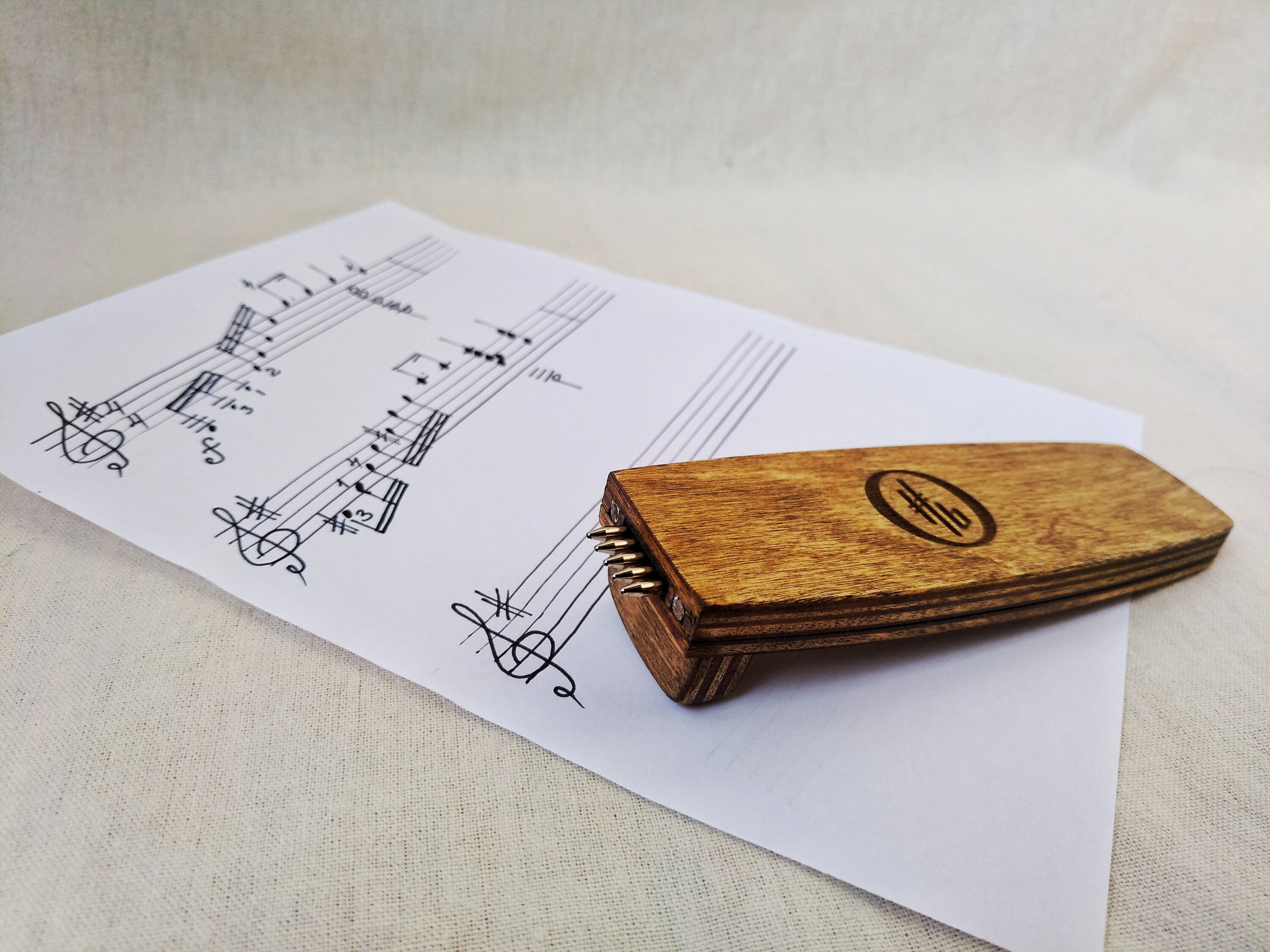 Musical Staff Pen HB 5-line Staff Pen Wooden Stravigor Musician Present ...