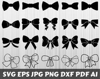 Bows clip art | Etsy
