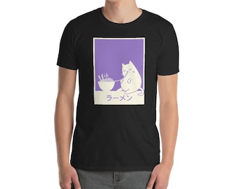 Japanese Cat Shirt - Etsy