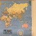 The World Pull Down Chart, Political Map of the World, Vintage World ...