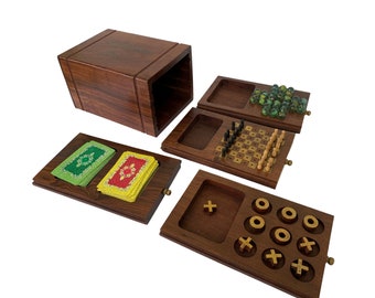 Wooden Game Box - Etsy
