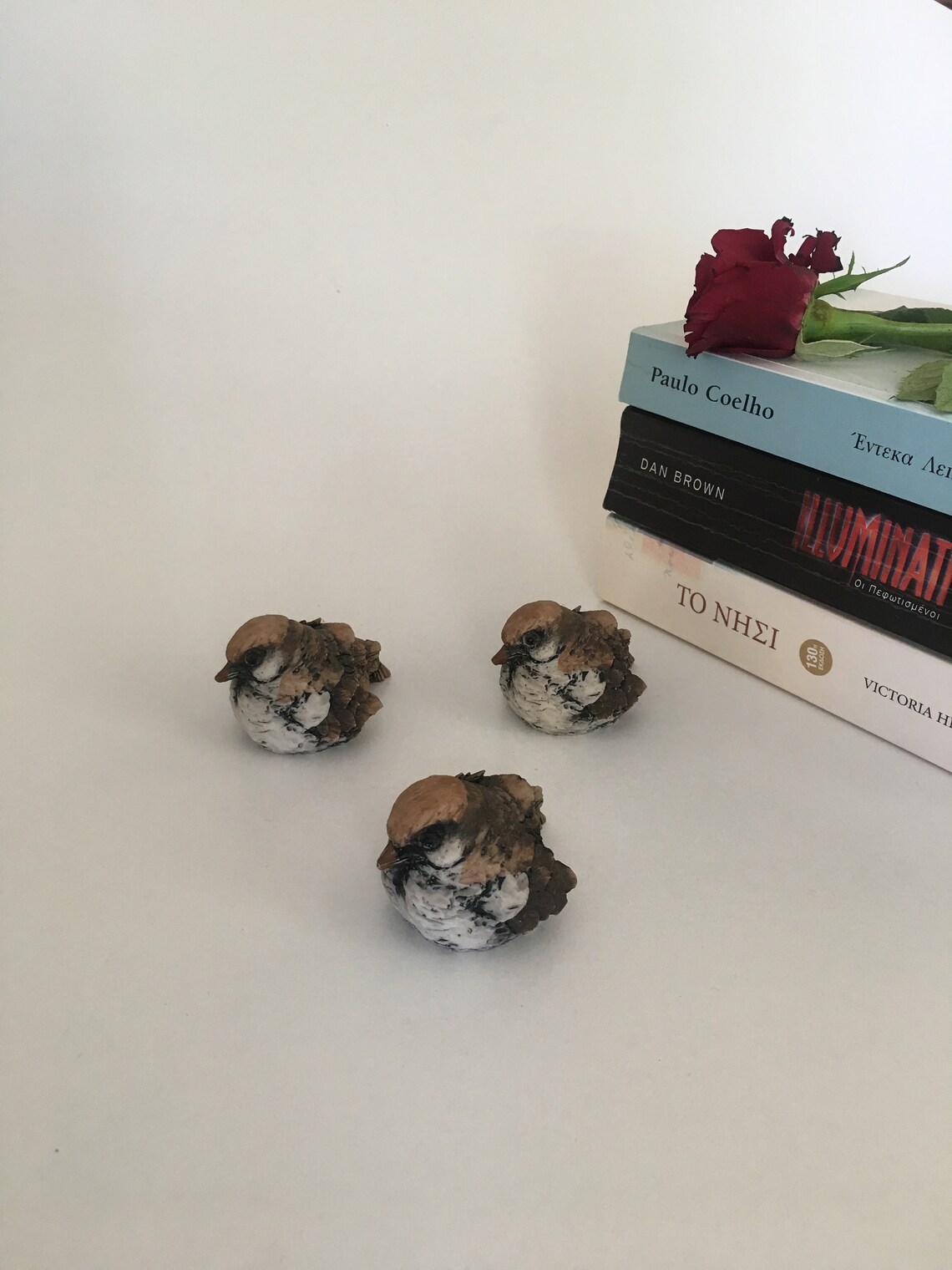 Vintage Sparrow Sculpture Sparrow Figurines Original Fine - Etsy