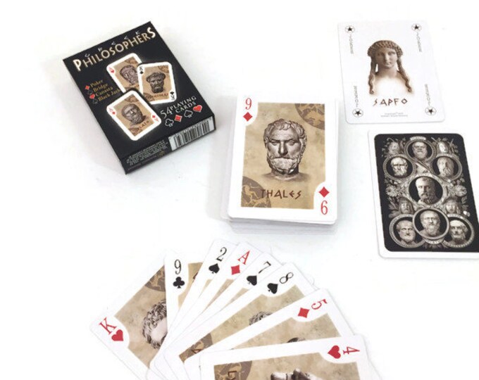 Playing Cards Greek Philosophers, Greek Playing Cards, Playing Cards ...
