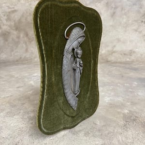Vintage Peltro Inciso Icon, Virgin Mary and Jesus Icon, Madonna and ...