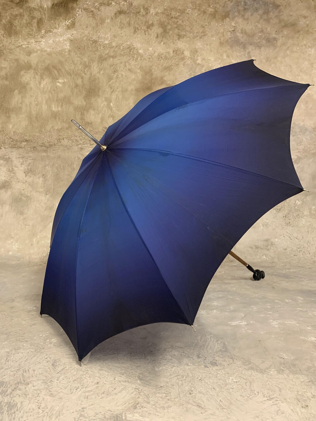 Vintage Japanese Umbrella With African Woman Handle Vintage Rain ...