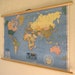 The World Pull Down Chart, Political Map of the World, Vintage World ...
