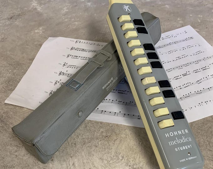 Vintage HOHNER Melodica, Vintage Flute, Hohner Student, Gray Melodica ...