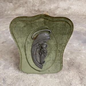Vintage Peltro Inciso Icon, Virgin Mary and Jesus Icon, Madonna and ...
